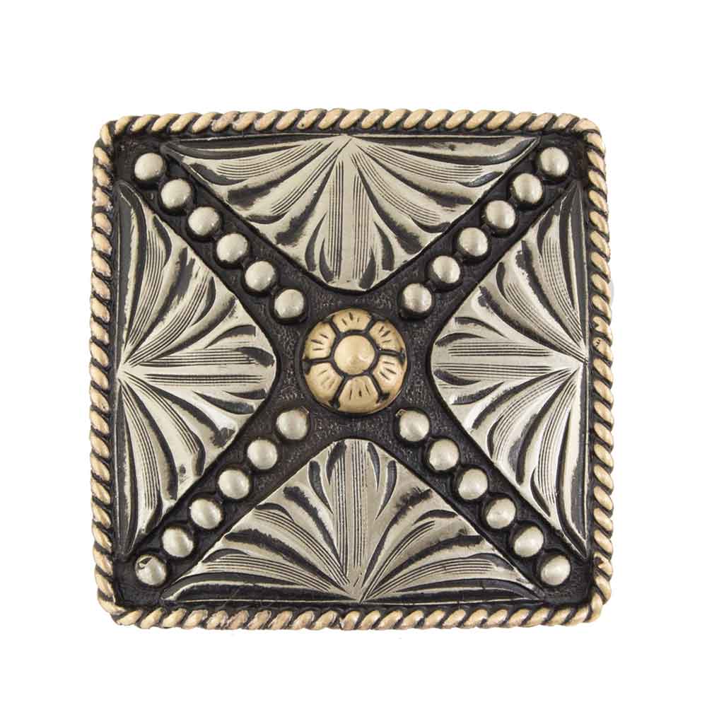 Square Cross Concho - Teskeys