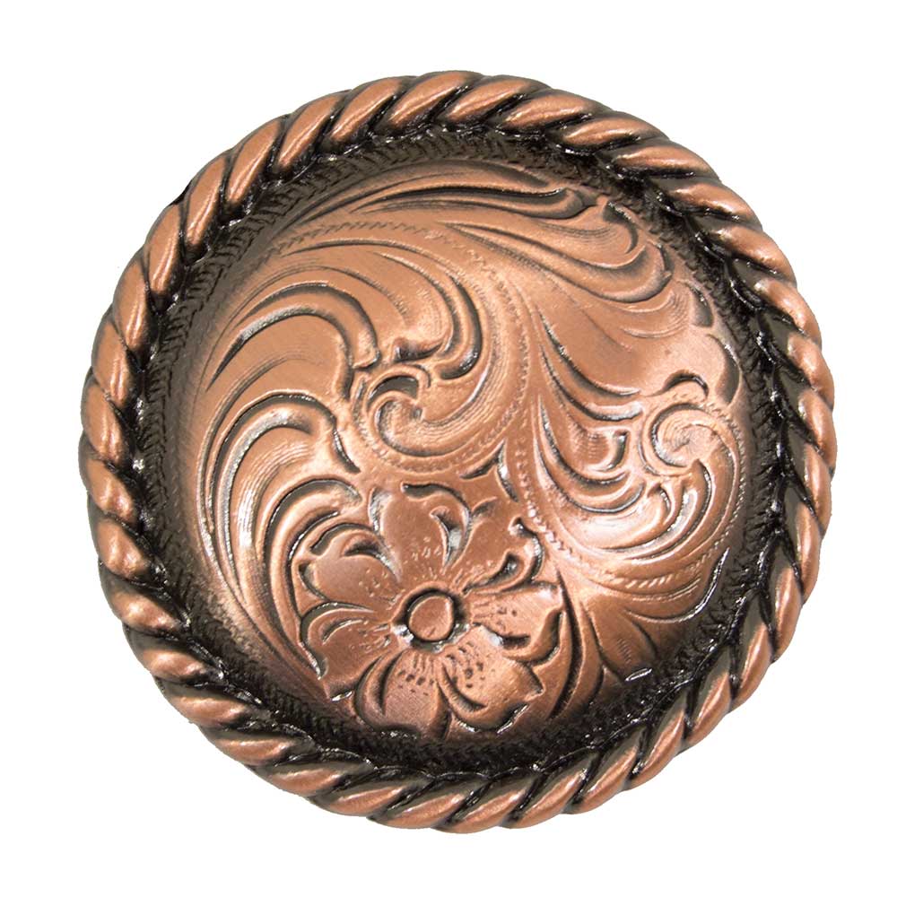 Copper Rope Edge Concho - Teskeys