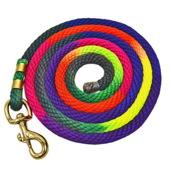 10' Rainbow Poly Lead with Snap - Teskeys